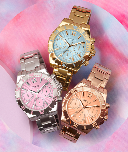 Vibrant Pastel Watches with the Color Fusion Collection | GUESS Watches US