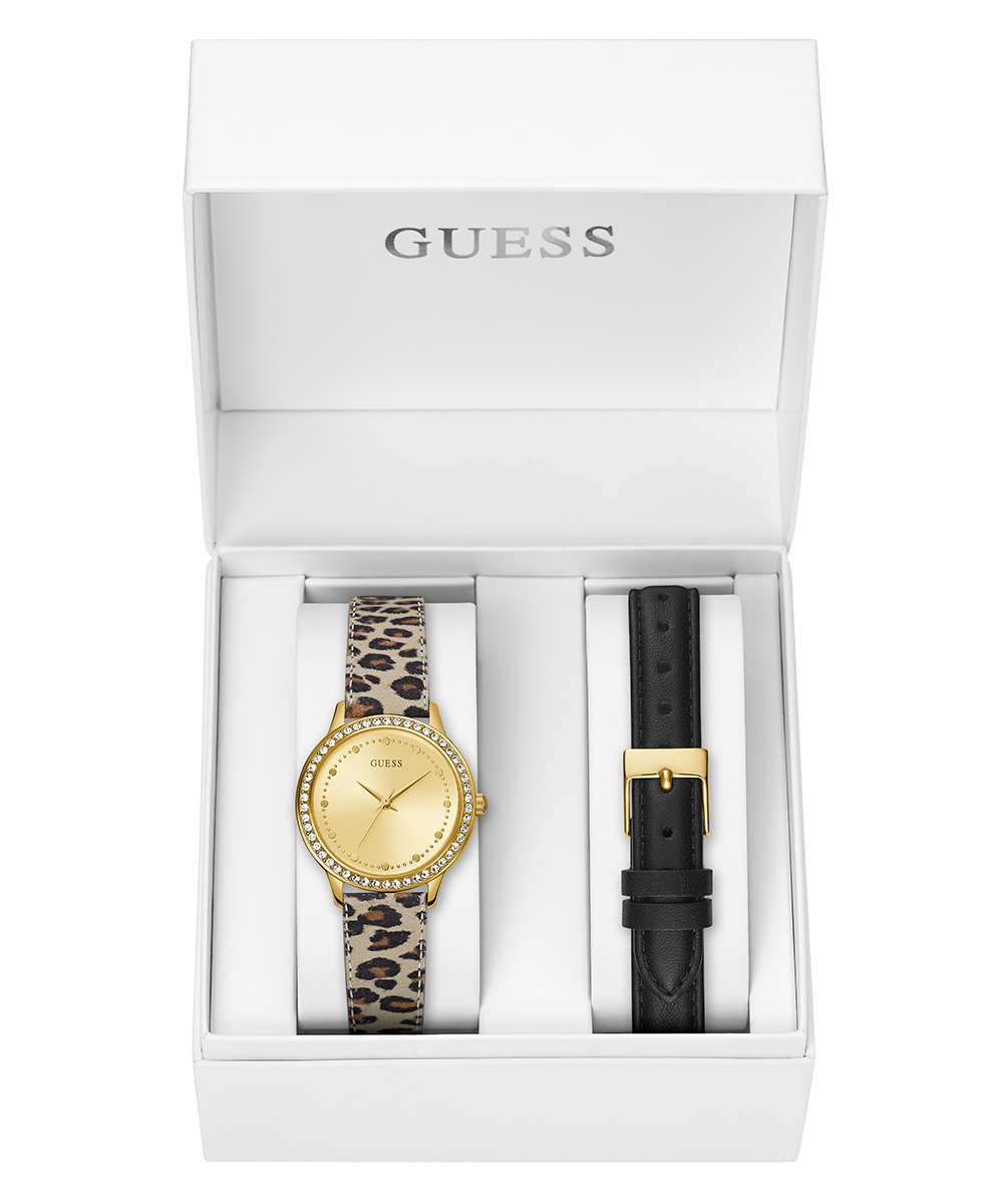 GUESS Ladies Gold Tone Analog Watch Box Set - GW0371L1 | GUESS Watches US