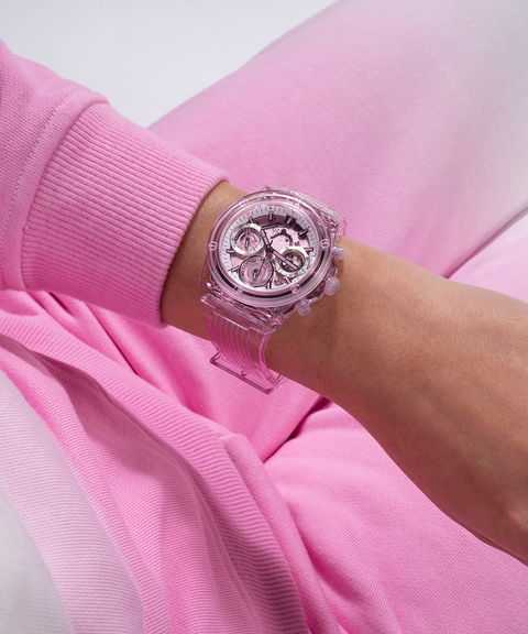 ECO-FRIENDLY PINK BIO-BASED WATCH - GW0438L2 | GUESS Watches US