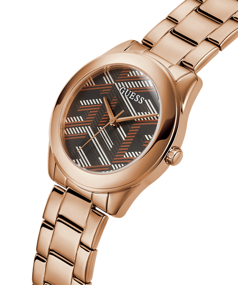 GUESS Ladies Rose Gold Tone Analog Watch - GW0607L3 | GUESS Watches US