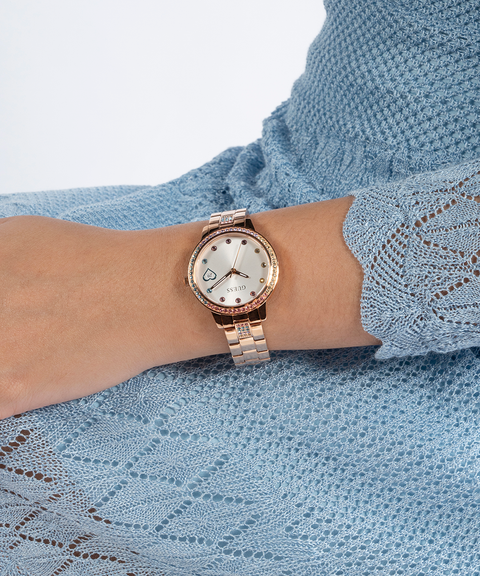GUESS Ladies Rose Gold Tone Date Watch - GW0657L3 | GUESS Watches US