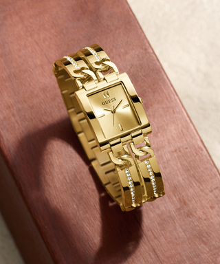 GUESS Ladies Gold Tone Analog Watch - GW0668L2 | GUESS Watches US
