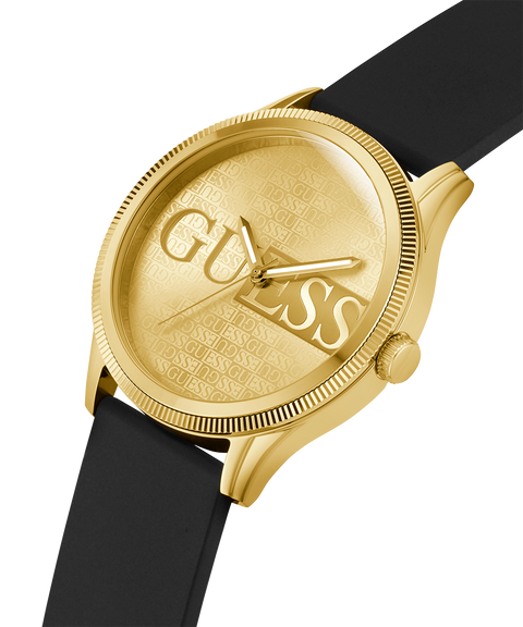 GUESS Mens Black Gold Tone Analog Watch - GW0726G2 | GUESS Watches US