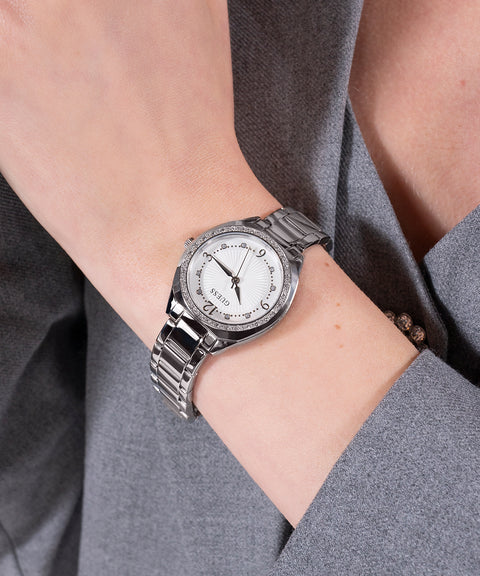 GUESS Ladies Silver Tone Analog Watch - GW0767L1 | GUESS Watches US