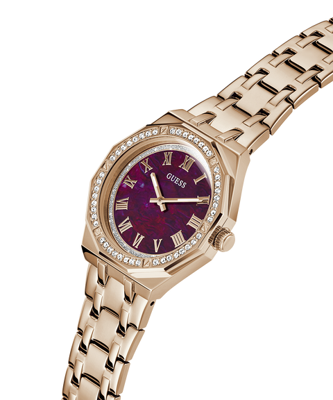 GUESS Ladies Rose Gold Tone Analog Watch - GW0770L3 | GUESS Watches US