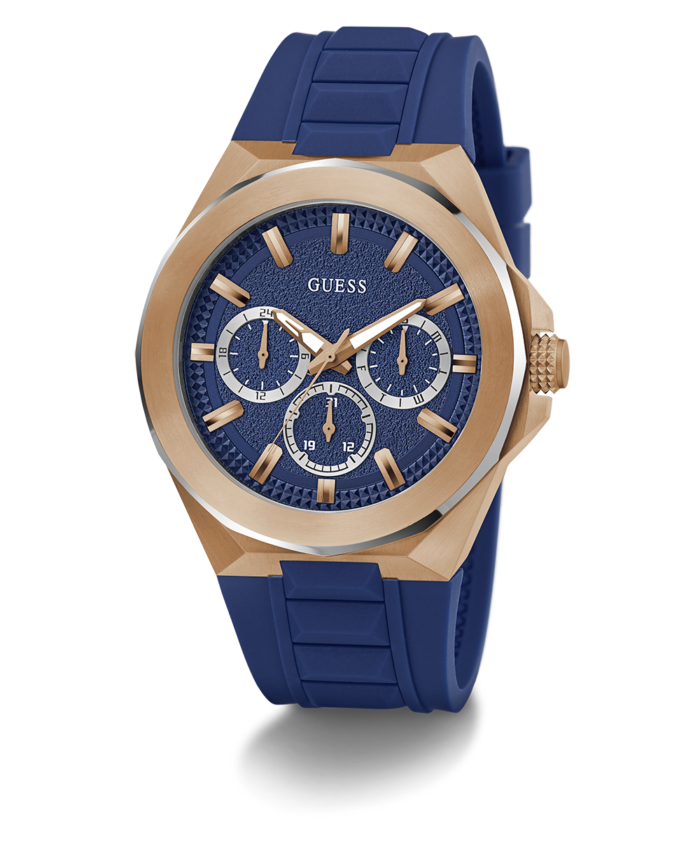 GUESS Mens Blue 2-Tone Multi-function Watch - GW0799G2 | GUESS Watches US