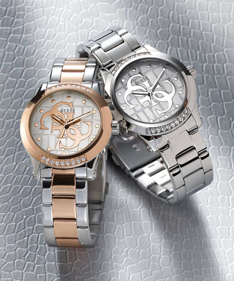 GUESS Ladies Silver Tone Analog Watch - GW0861L1 | GUESS Watches US