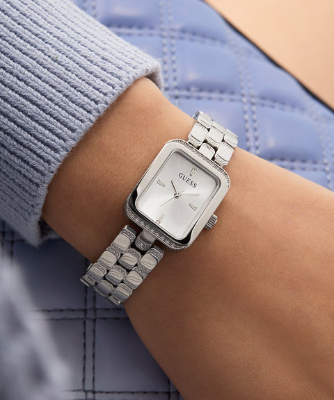 GUESS Ladies Silver Tone Analog Watch - GW0865L1 | GUESS Watches US