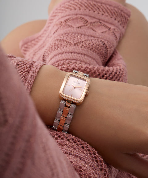 GUESS Ladies 2-Tone Rose Gold Tone Analog Watch - GW0865L5 | GUESS ...