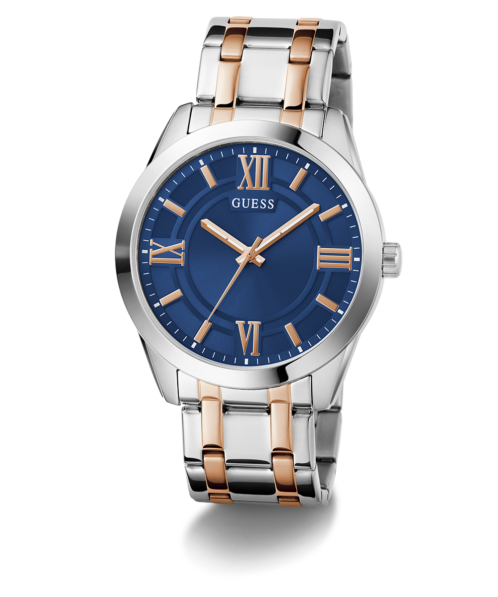 GUESS Mens 2-Tone Silver Tone Analog Watch - GW0893G2 | GUESS Watches US