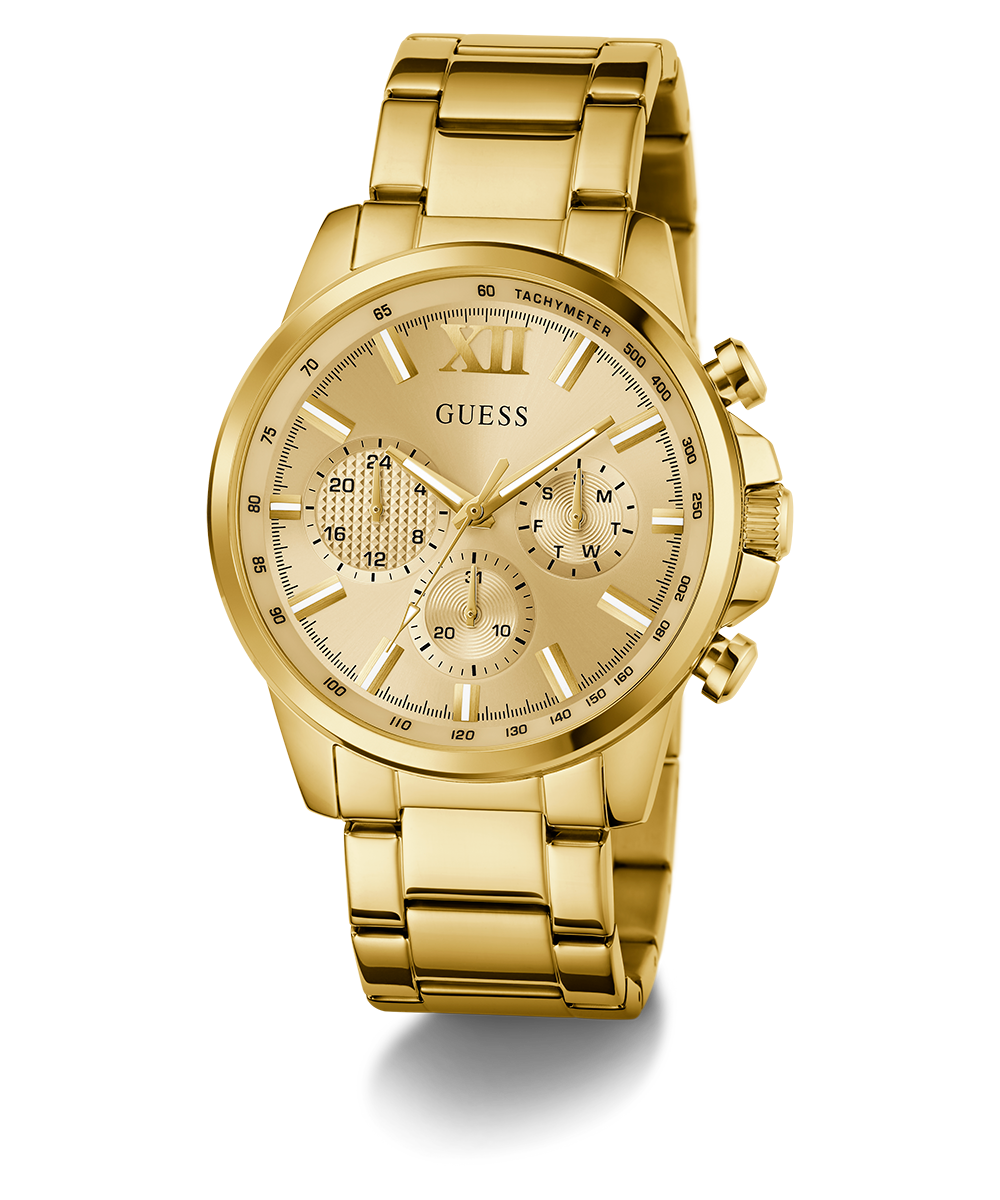 GUESS Mens Gold Tone Multi-function Watch - GW0900G2 | GUESS Watches US