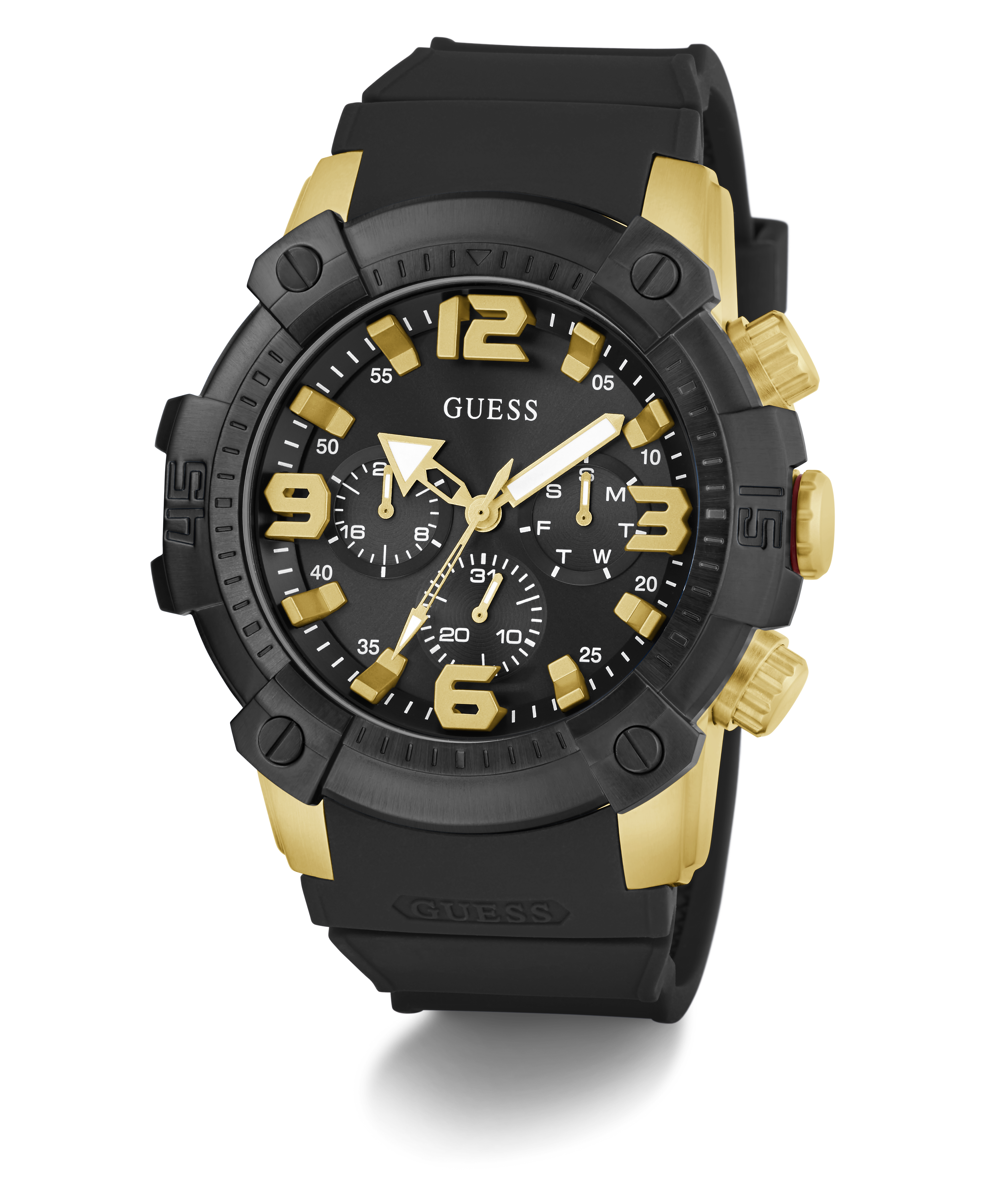 GUESS Mens Black 2-Tone Multi-function Watch - GW0911G3 | GUESS Watches US