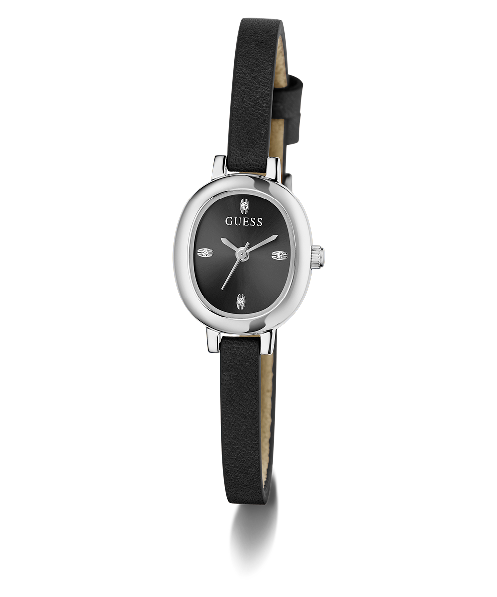 GUESS Ladies Black Silver Tone Analog Watch - GW0925L1 | GUESS Watches US
