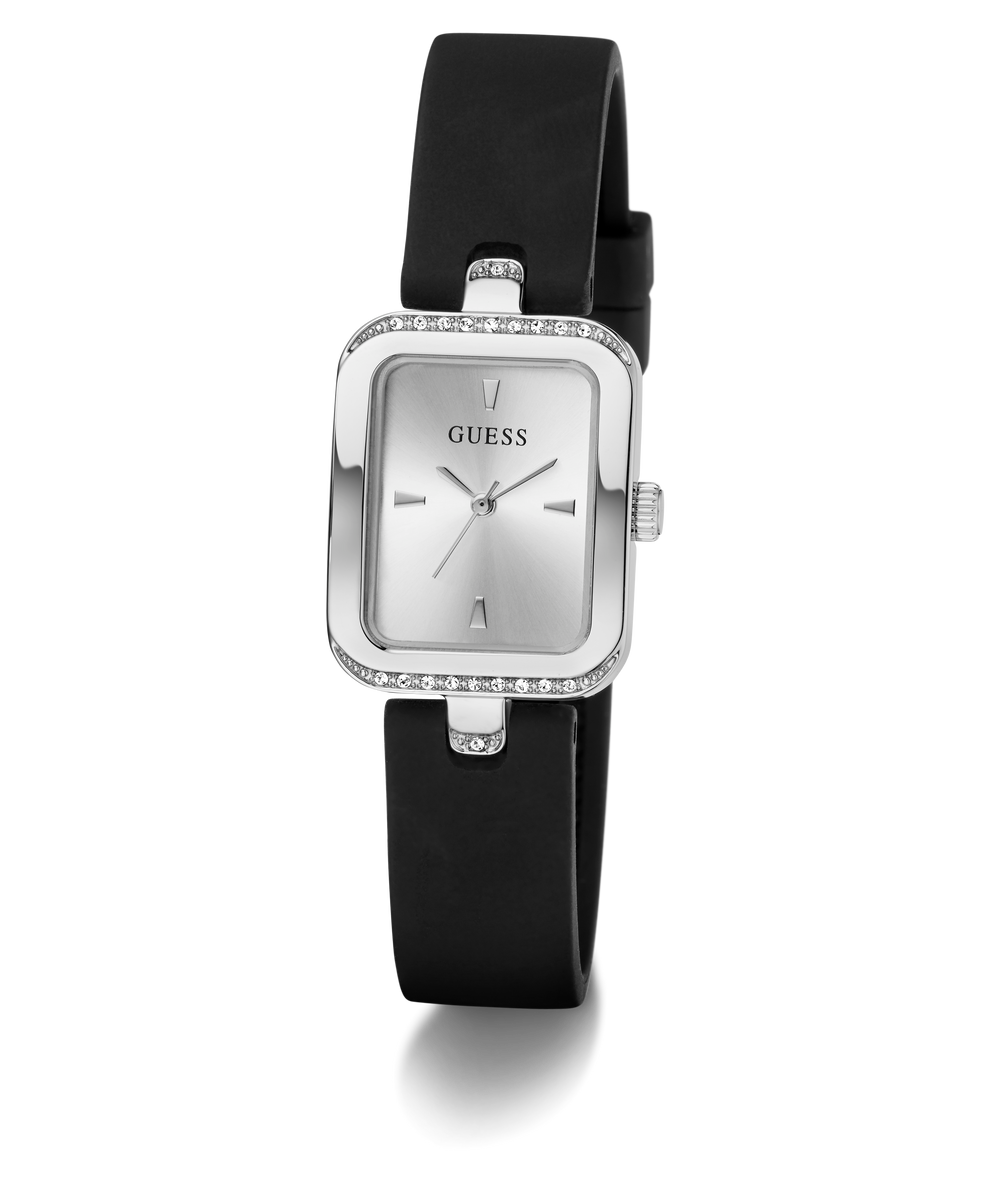 GUESS Ladies Black Silver Tone Analog Watch - GW0926L1 | GUESS Watches US
