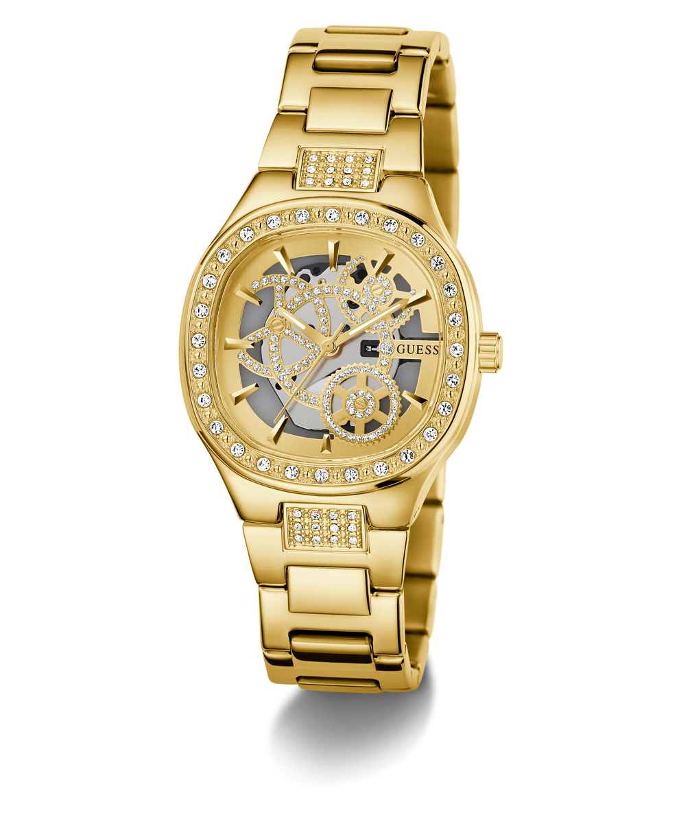 GUESS Ladies Gold Tone Analog Watch - GW0941L2 | GUESS Watches US