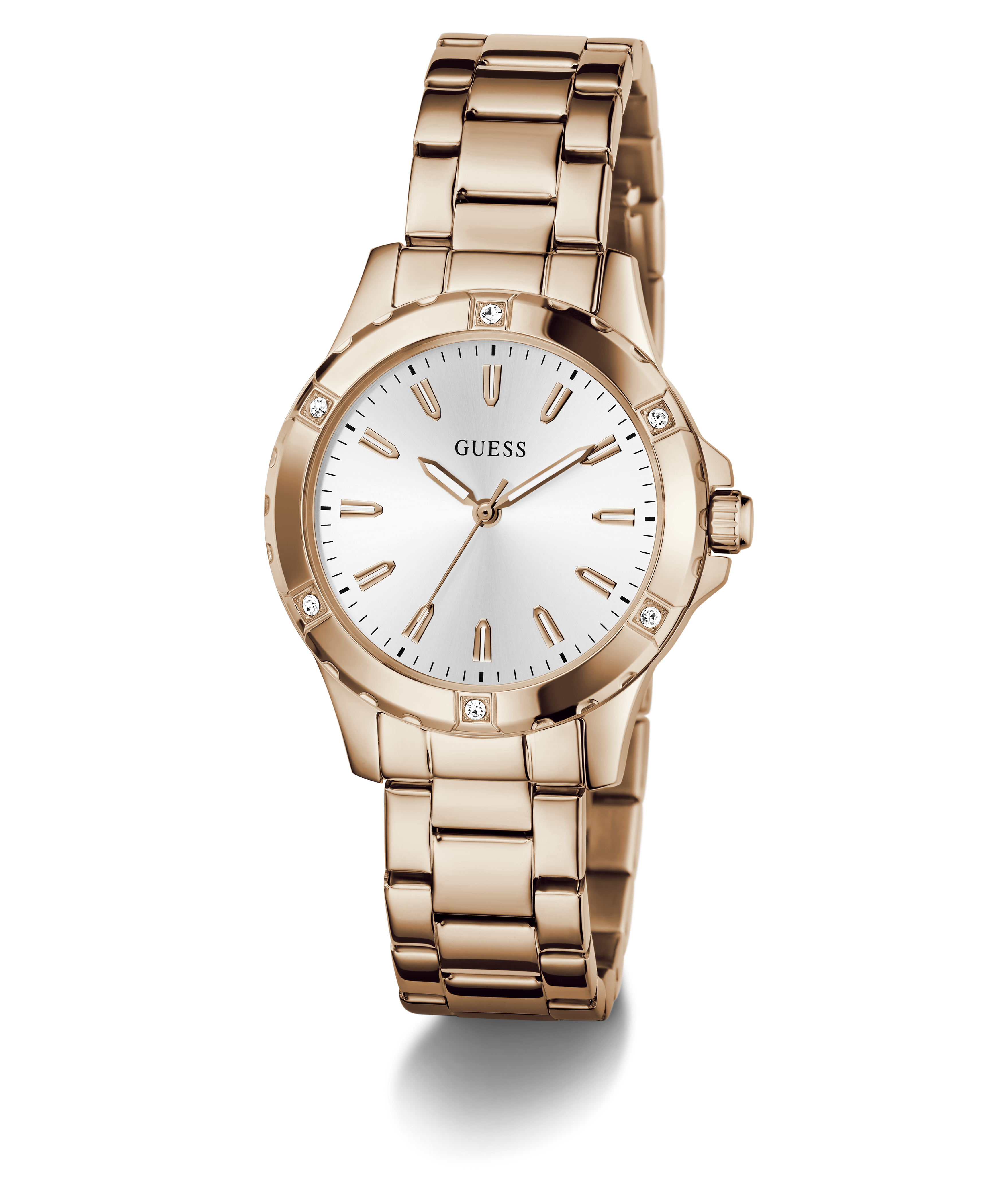 GUESS Ladies Rose Gold Tone Analog Watch - GW0948L5 | GUESS Watches US