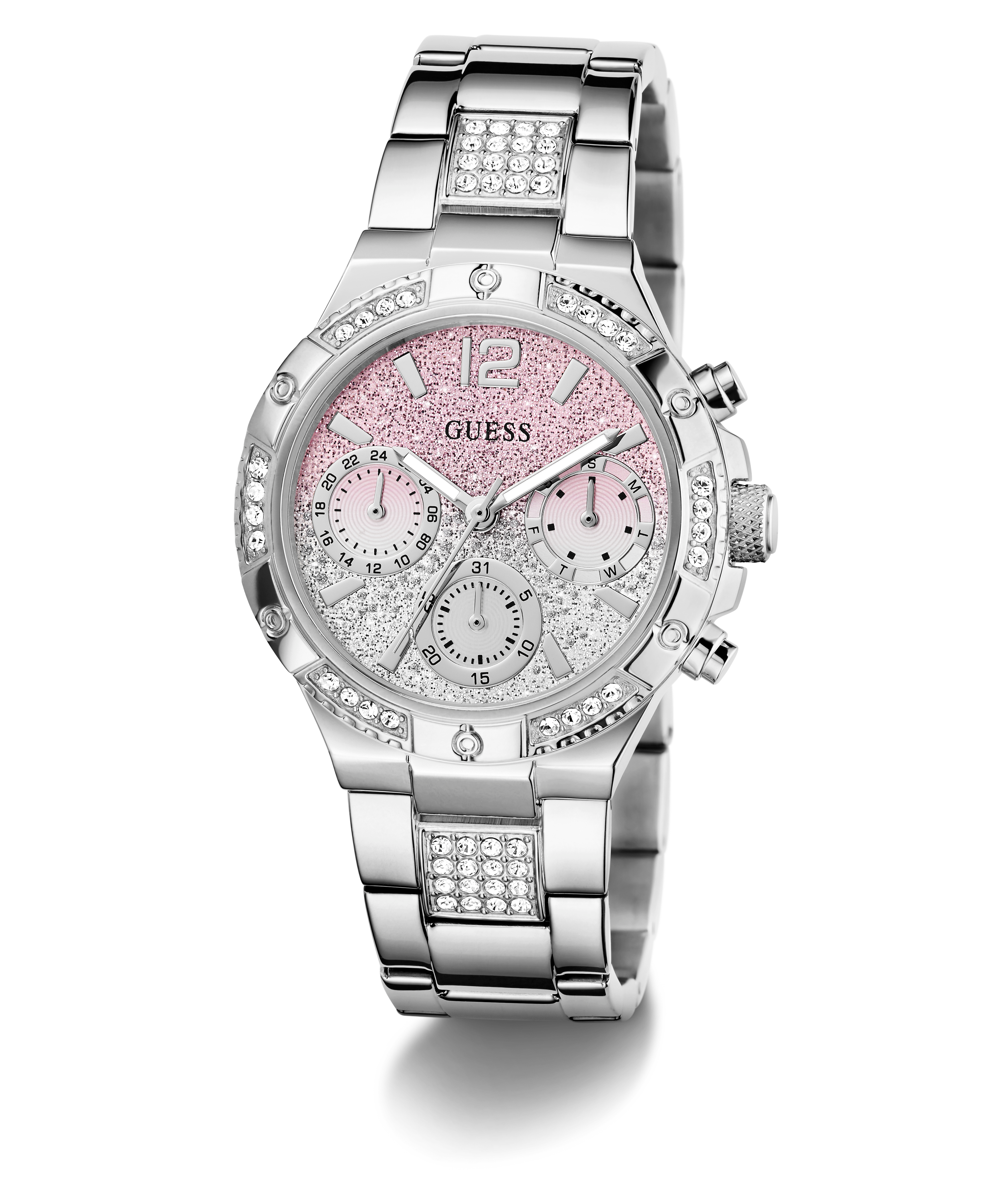 GUESS Ladies Silver Tone Multi-function Watch - GW0950L1 | GUESS Watches US