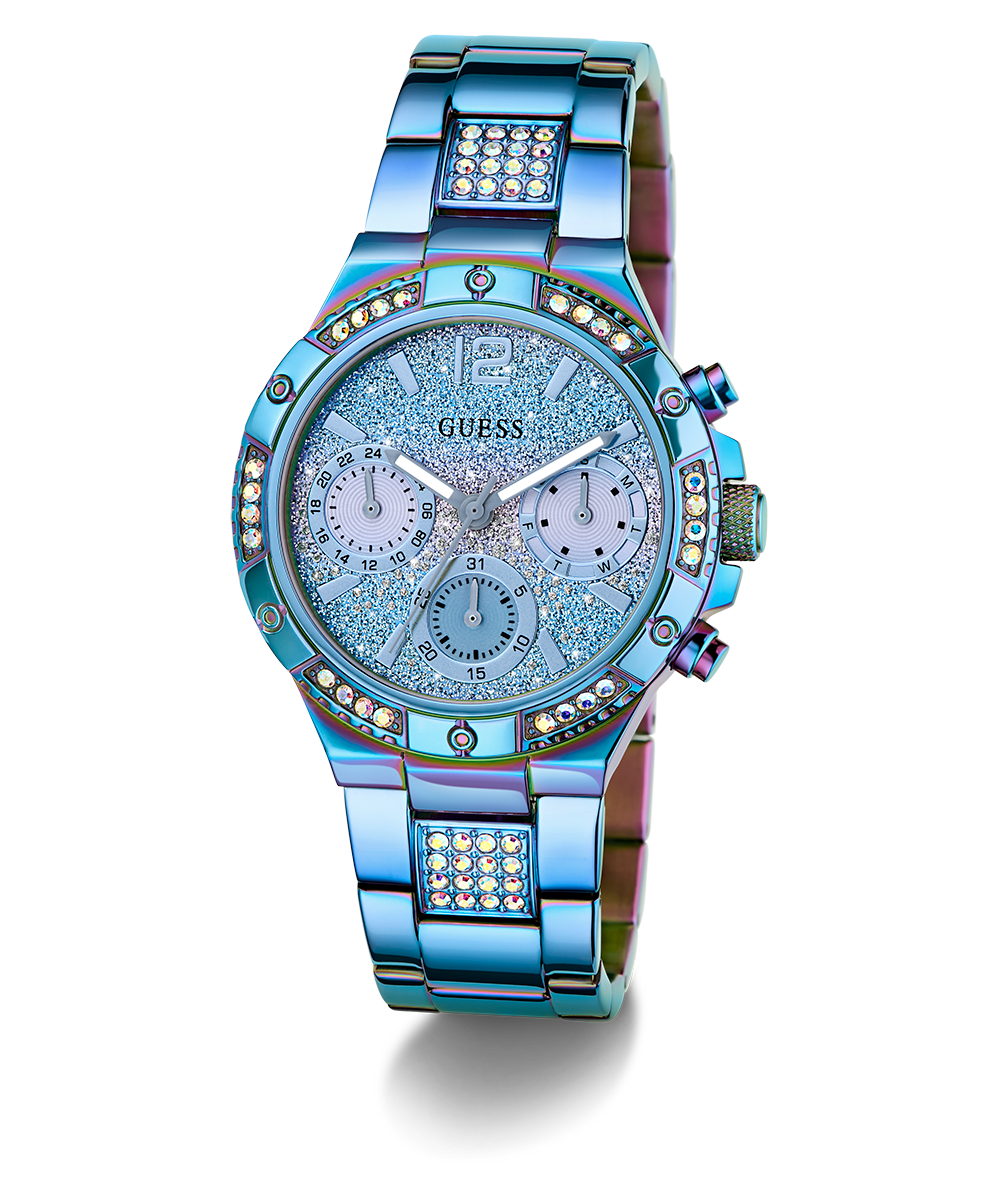 GUESS Ladies Iridescent Blue Multi-function Watch - GW0950L6 | GUESS ...