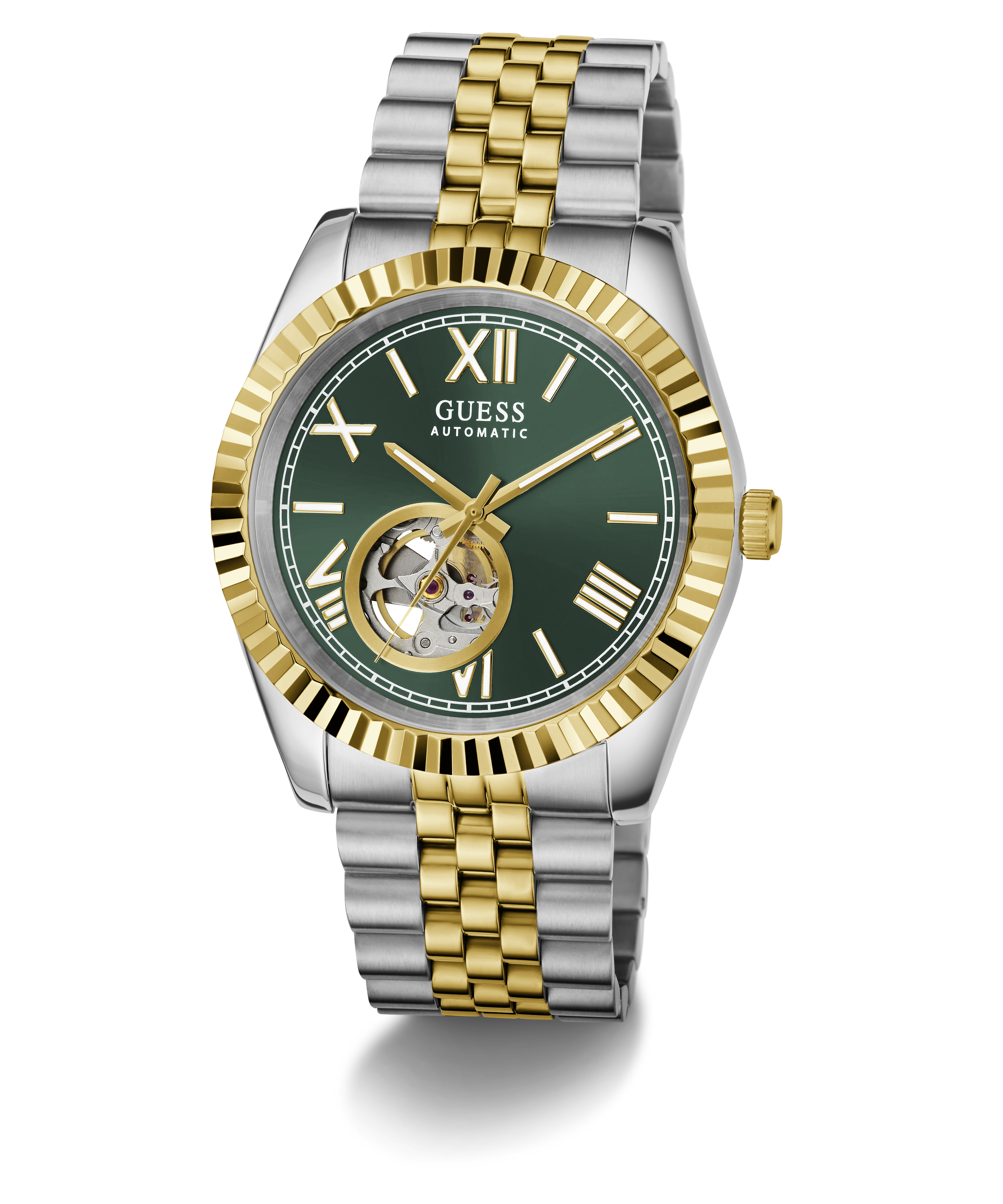 GUESS Mens 2-Tone Automatic Watch - GW0984G4 | GUESS Watches US