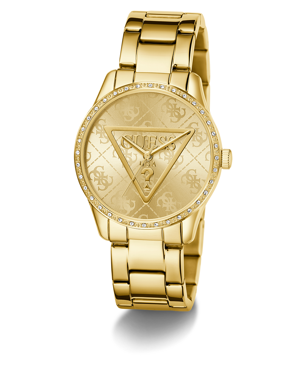 GUESS Ladies Gold Tone Analog Watch - GW0987L2 | GUESS Watches US