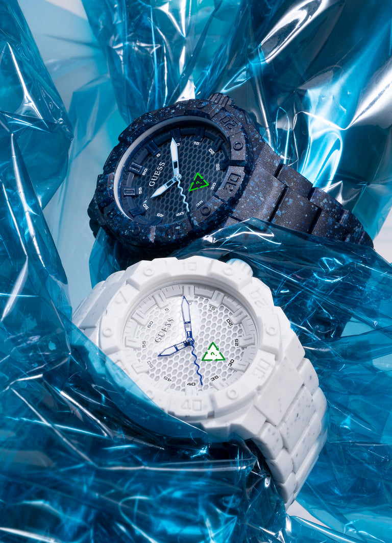 ECO-FRIENDLY #TIDE OCEAN PLASTIC WHITE WATCH - GW0507G2 | GUESS Watches US