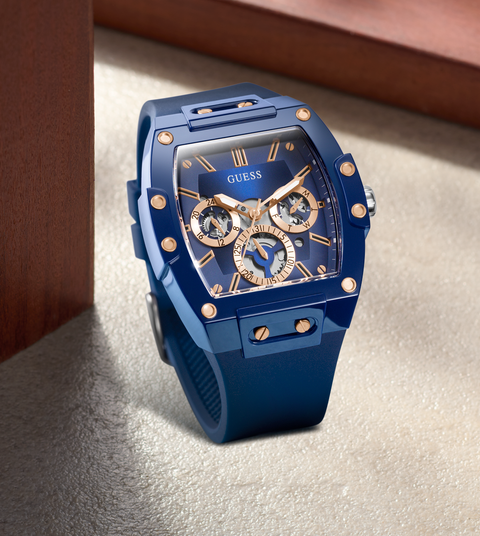 GUESS Mens Blue Multi-function Watch - GW0203G7 | GUESS Watches US