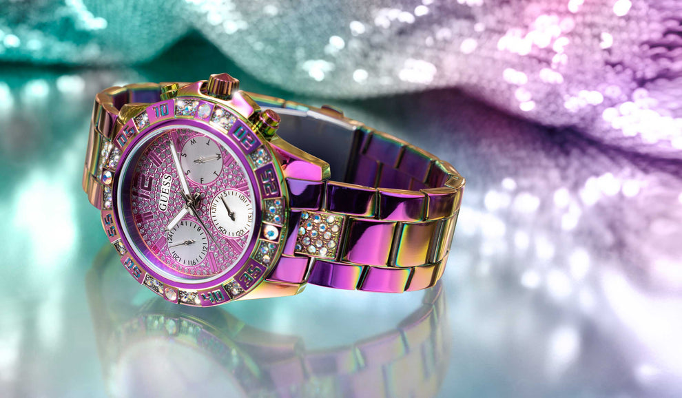 GUESS Ladies Iridescent Multi-function Watch - GW0771L4 | GUESS Watches US