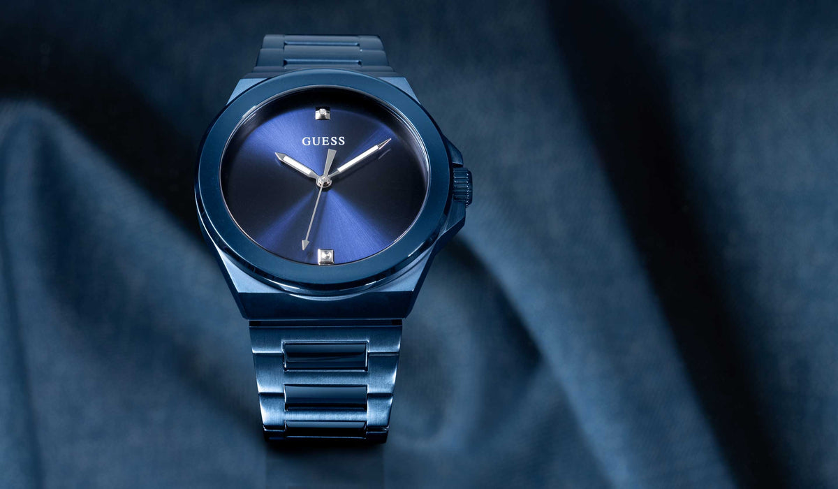 GUESS Mens Blue Analog Watch - GW0833G1 | GUESS Watches US