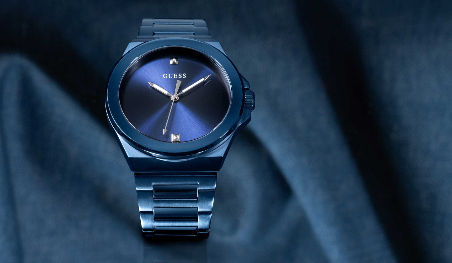 GUESS Mens Blue Analog Watch - GW0833G1 | GUESS Watches US