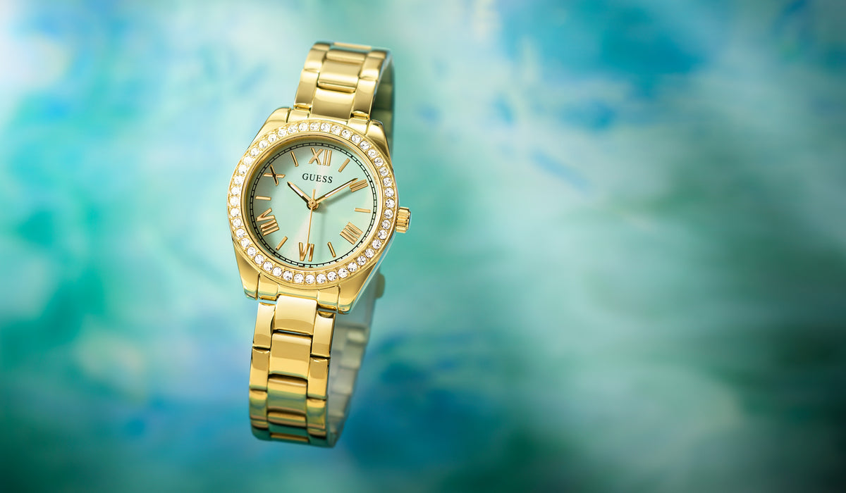 GUESS Mini Luna Ladies Gold Tone Analog Watch - GW0841L5 | GUESS Watches US