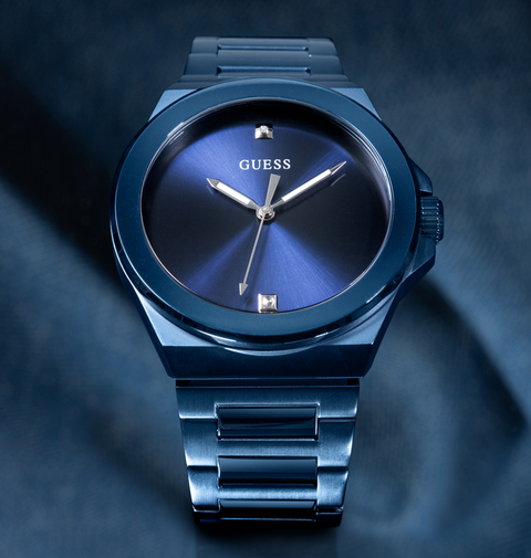 GUESS Mens Blue Analog Watch - GW0833G1 | GUESS Watches US