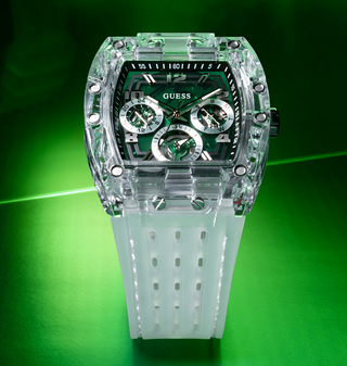 GUESS Mens Clear Multi-function Watch - GW0499G8 | GUESS Watches US
