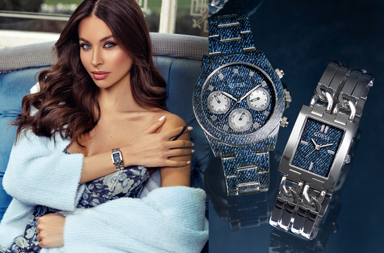 40th Anniversary Denim Watch Collection | GUESS Watches US