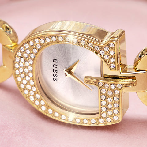 GUESS Ladies Gold Tone Analog Watch - GW0680L2 | GUESS Watches US