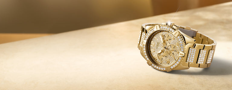 GUESS Mens Gold Tone Multi-function Watch - U0799G2 | GUESS Watches US