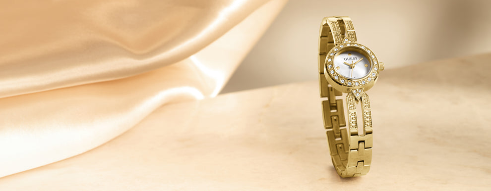 GUESS Ladies Colette Gold Tone Analog Watch - GW1027L2 | GUESS Watches US