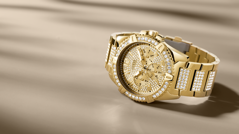 GUESS Mens Gold Tone Multi-function Watch - U0799G2 | GUESS Watches US