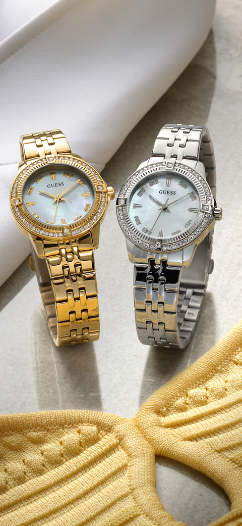 GUESS Ladies Colette Gold Tone Analog Watch - GW1027L2 | GUESS Watches US
