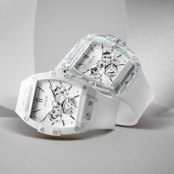 GUESS Mens Clear Multi-function Watch - GW0203G1 | GUESS Watches US