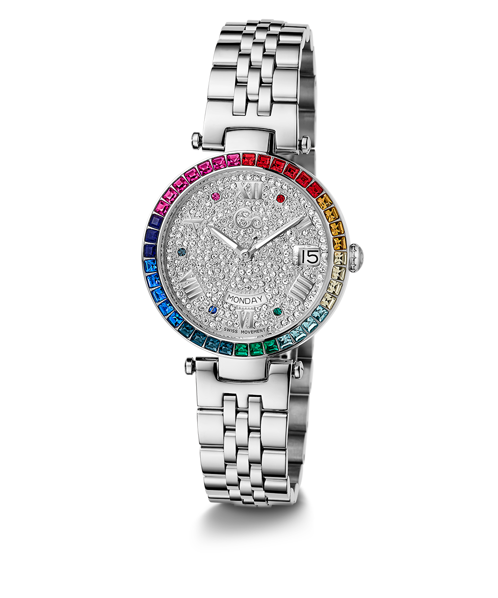 Gc Flair Mid Size Metal - Z01012L1MF | GUESS Watches US