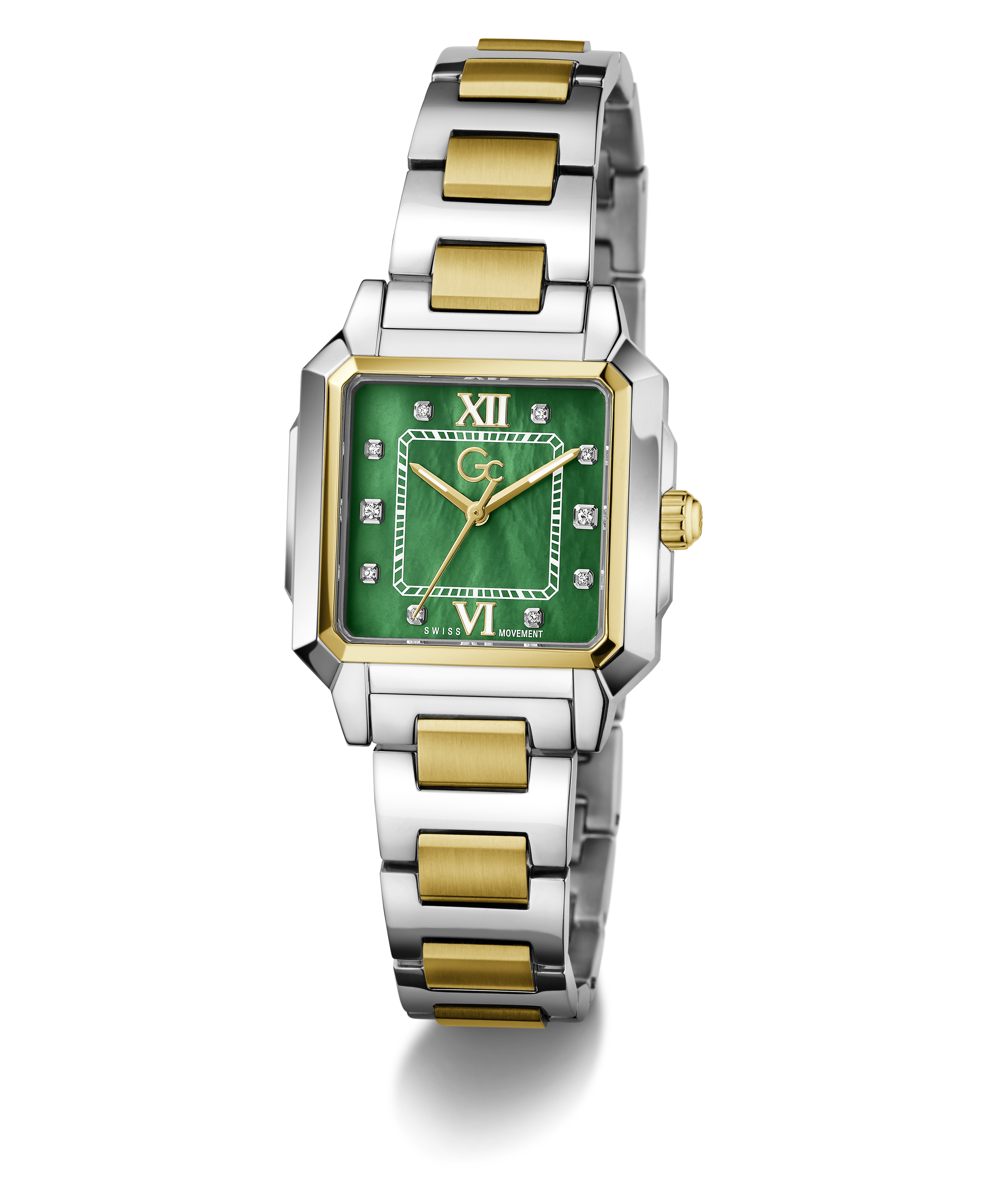 Gc SquareCut Lady Mid Size Metal - Z72002L9 | GUESS Watches US
