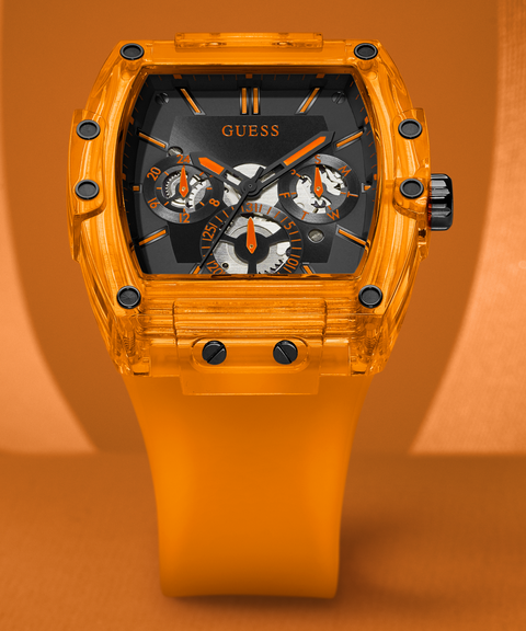 GUESS Mens Clear Multi-function Watch - GW0203G1 | GUESS Watches US