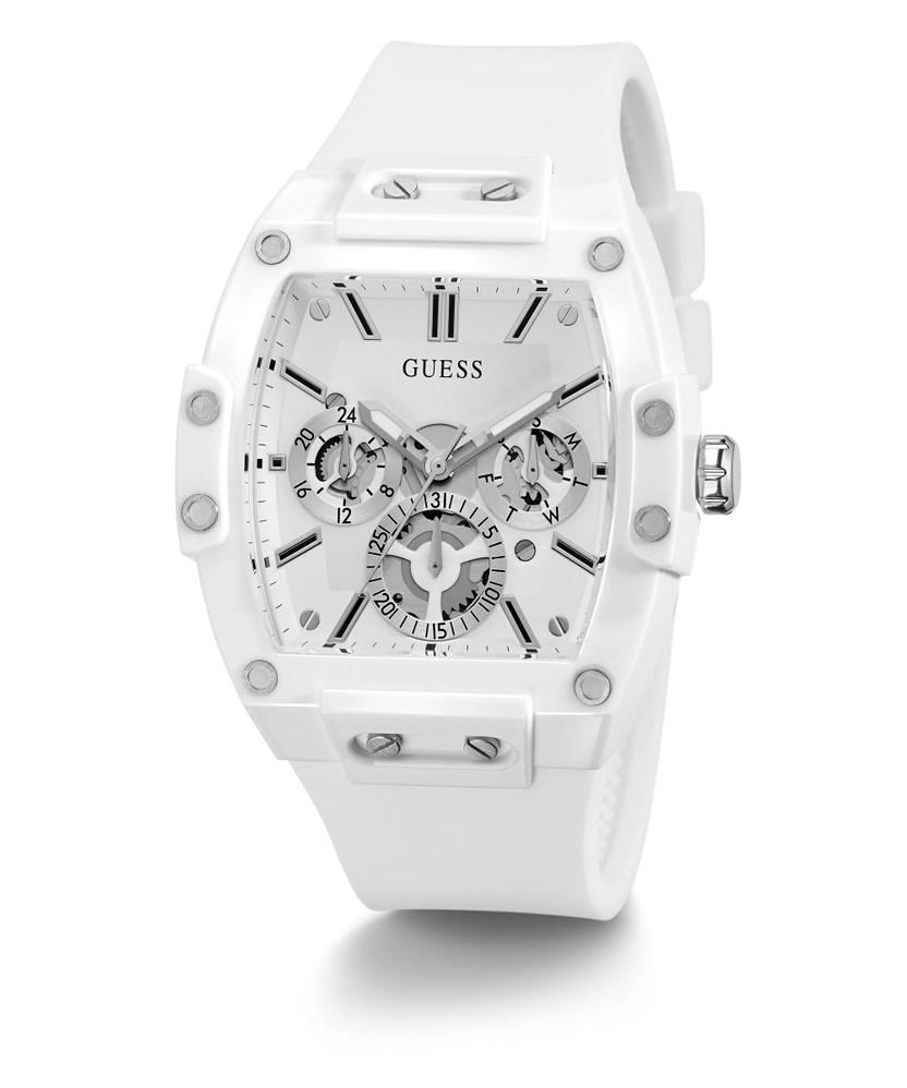 GUESS Mens White Multi-function Watch - GW0203G2 | GUESS Watches US