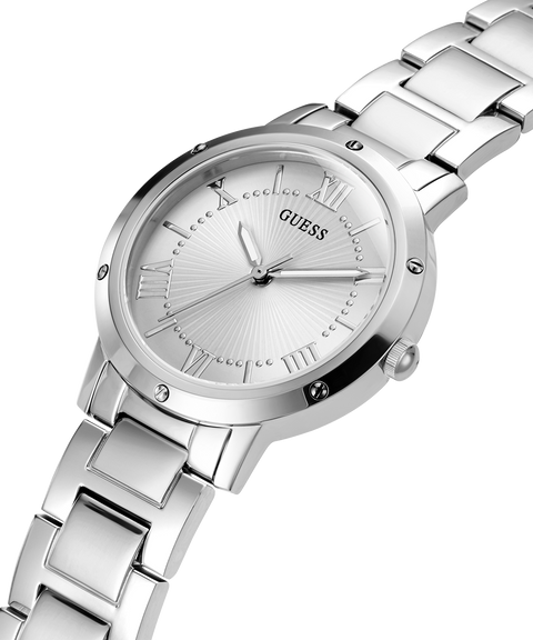 GUESS Ladies Silver Tone Analog Watch - GW0404L1 | GUESS Watches US