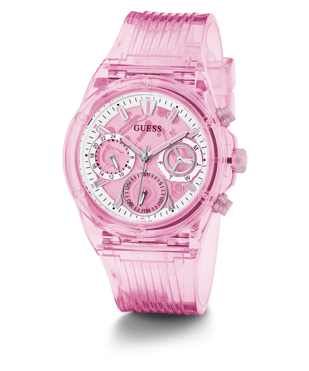 ECO-FRIENDLY PINK BIO-BASED WATCH - GW0438L2 | GUESS Watches US