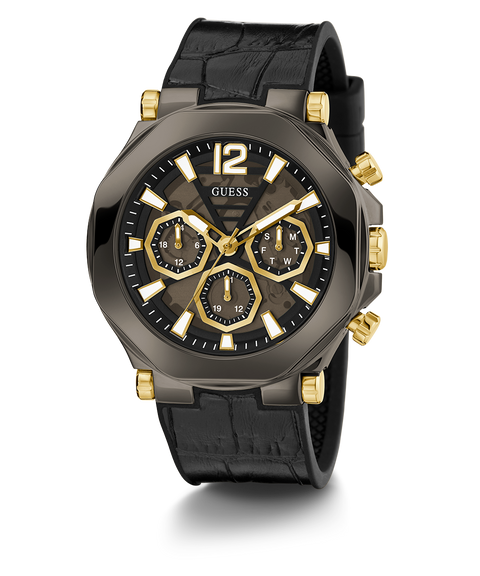 GUESS Mens Black Gunmetal Multi-function Watch - GW0492G1 | GUESS ...