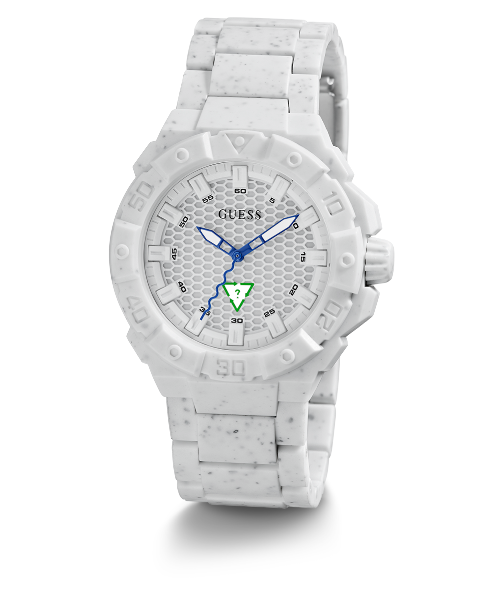 ECO-FRIENDLY #TIDE OCEAN PLASTIC WHITE WATCH - GW0507G2 | GUESS Watches US