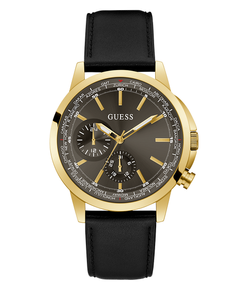 GUESS Mens Black Gold Tone Multi-function Watch - GW0540G1 | GUESS ...