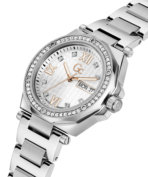Gc Legacy Lady Mid Size Metal - Z20003L1MF | GUESS Watches US